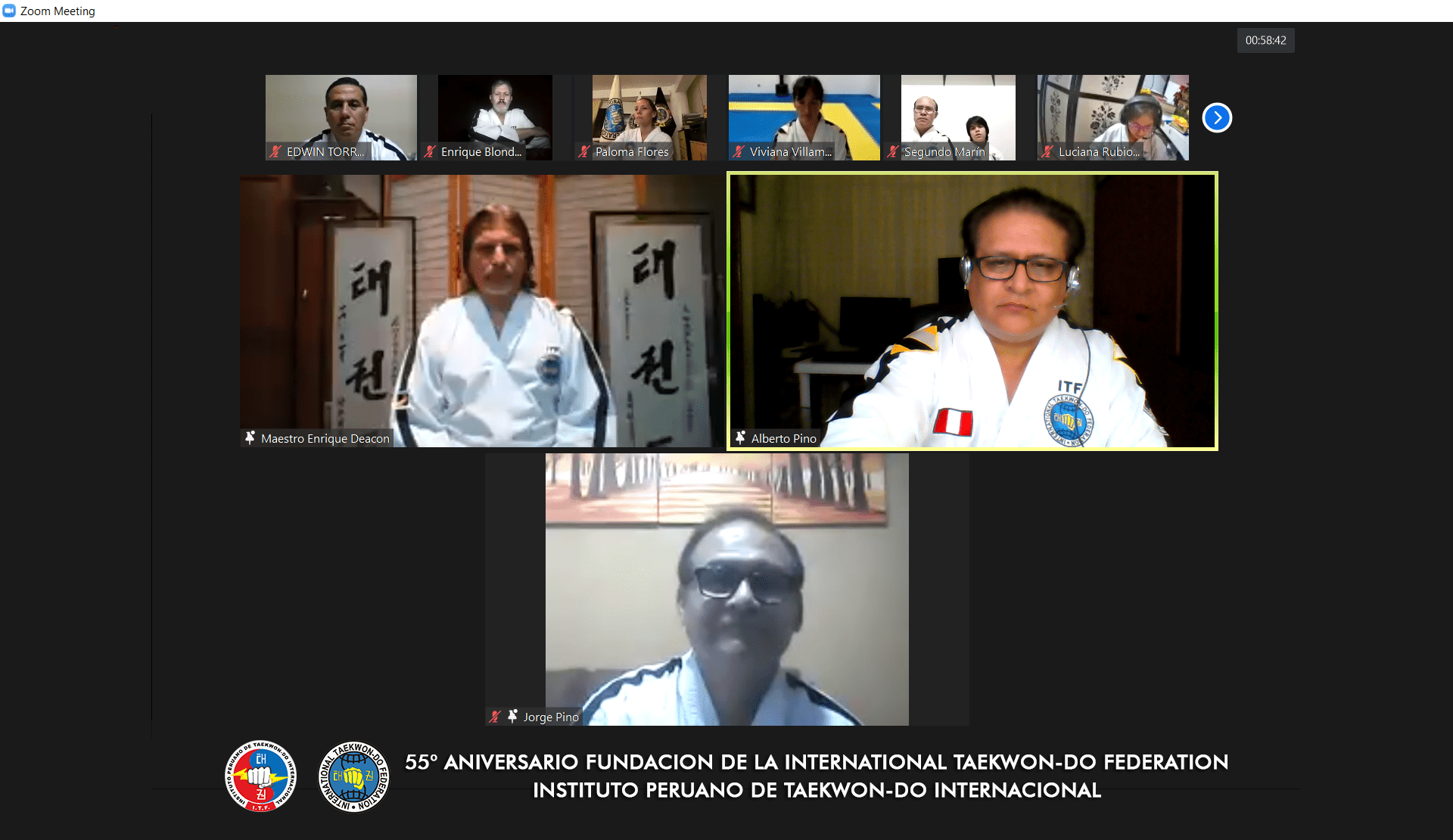 55° Aniversario de Fundación de la ITF - Instituto Peruano de Taekwon-Do Internacional