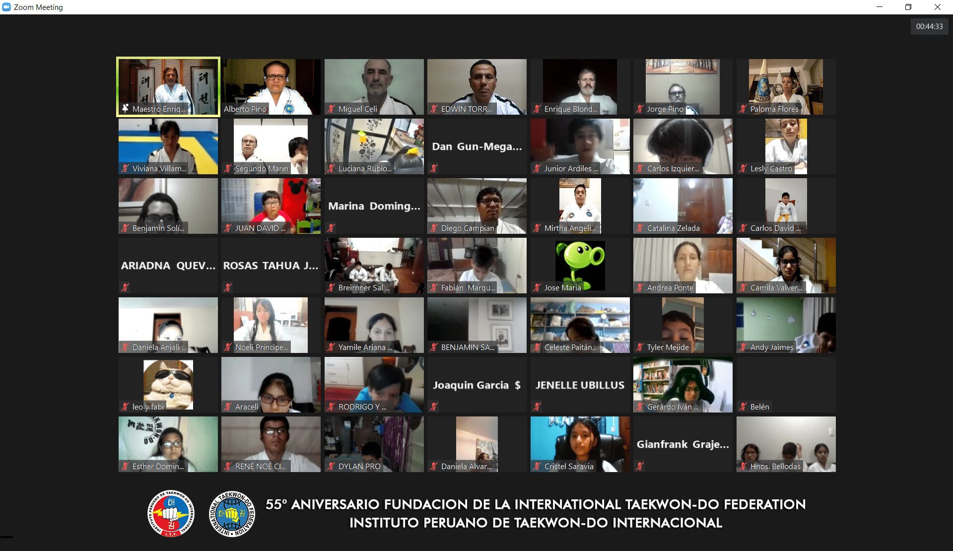 55° Aniversario de Fundación de la ITF - Instituto Peruano de Taekwon-Do Internacional